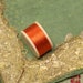 1 Vintage Pure Silk Buttonhole Twist Thread Spool Deep Orange - Etsy