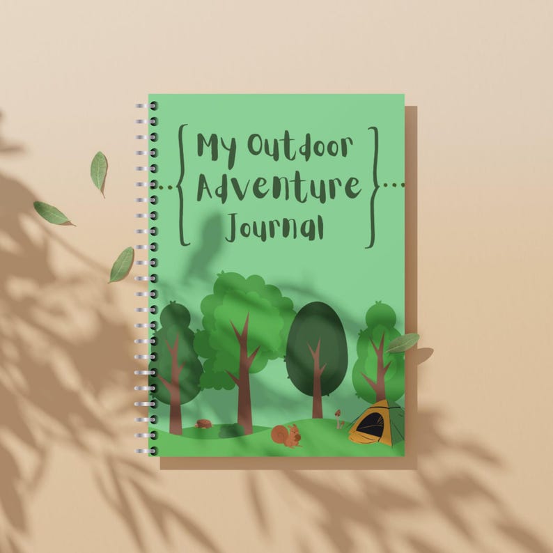 Kids Nature Journal Printable – Nature Scavenger Hunt, Camping Activity ...