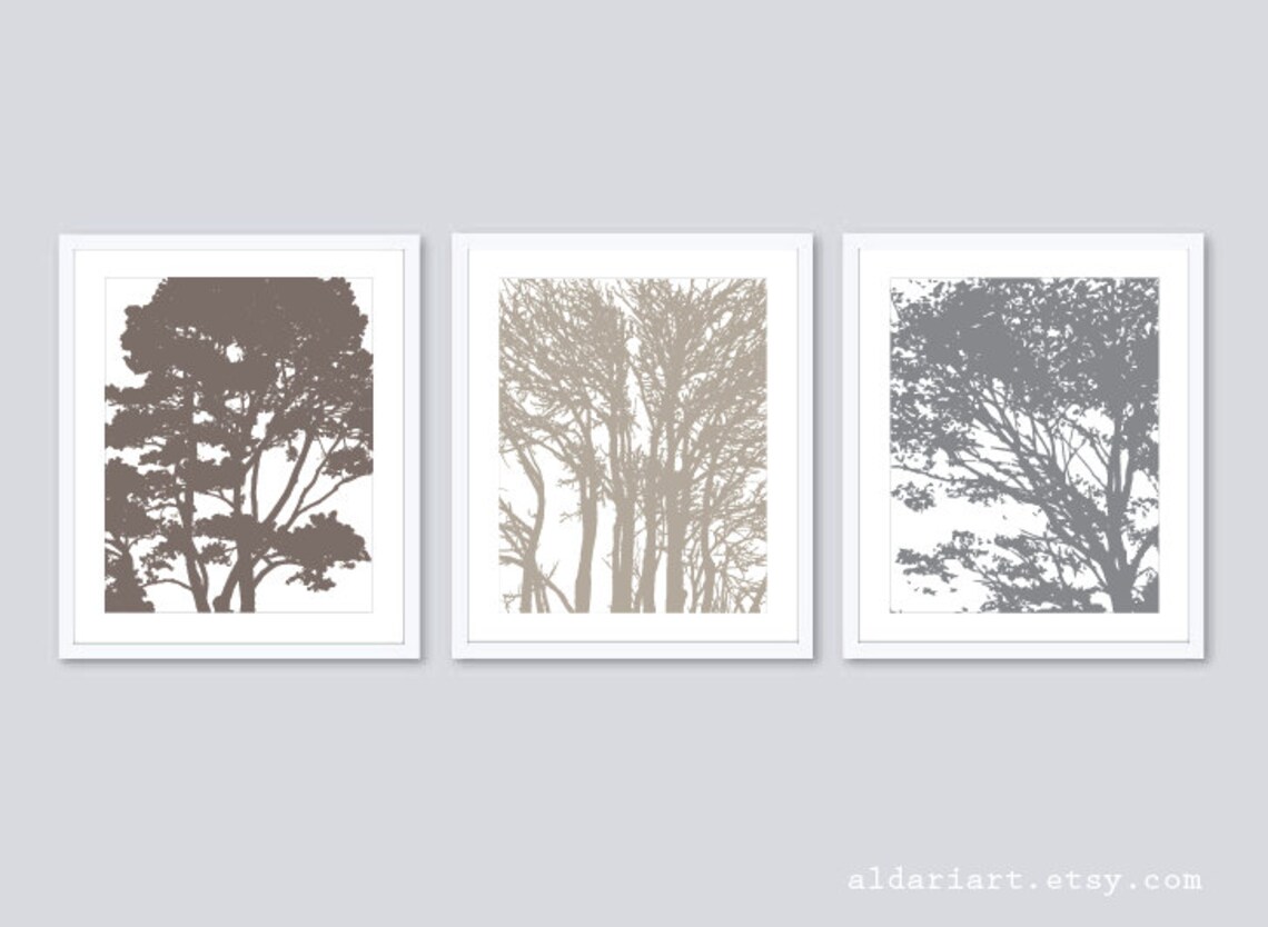 Tree Art Prints Tree Wall Art Custom Colors Modern Tree - Etsy Canada