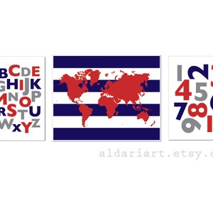 World Map Print Alphabet Print Numbers Print Alphabet and - Etsy