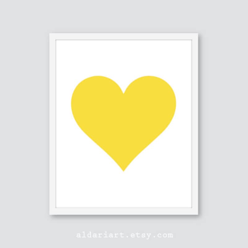 Heart Art - Etsy