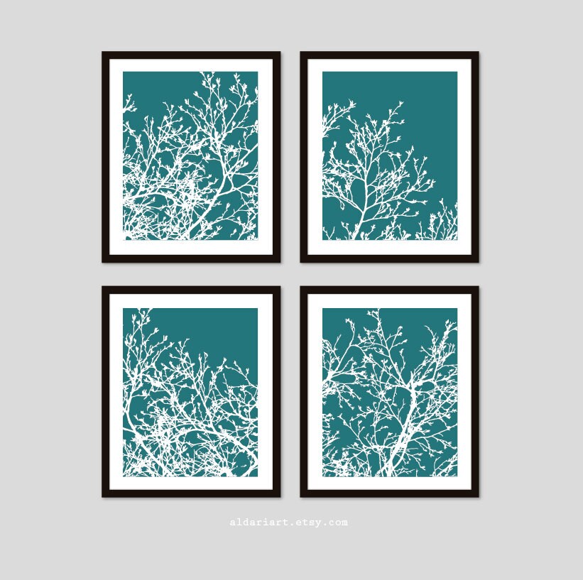 Tree Art Prints Modern Nature Wall Art Branches Wall Art | Etsy