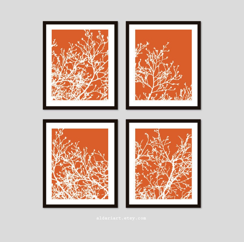 Tree Art Prints Modern Nature Wall Art Branches Wall Art | Etsy