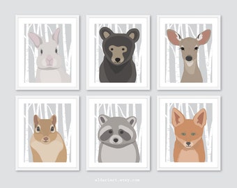 Woodland Forest Animals Printable Masks Woodland Animal Mask - Etsy Canada