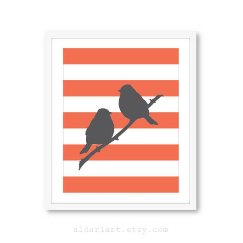 Birds on Branch Print Perched Birds Bird Wall Art Bird - Etsy Canada
