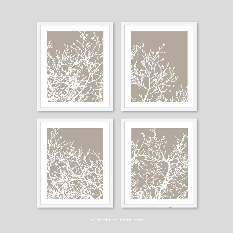 Tree Art Prints Modern Nature Wall Art Branches Wall Art | Etsy