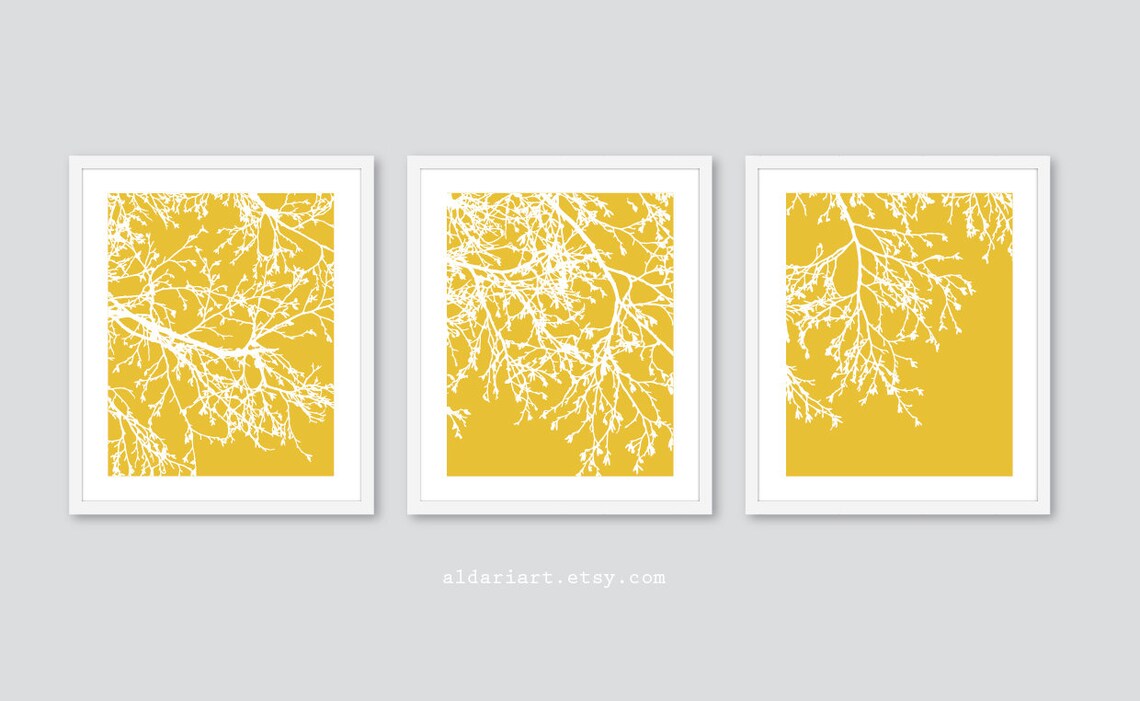 Modern Tree Branches Art Prints Tree Wall Art Contemporary - Etsy