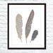 Feathers Art Print - Modern Feathers Art- Boho and Tribal Decor - Brown ...