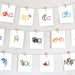 Nature Alphabet Flash Cards / Science ABC Flashcard Set Printed With ...