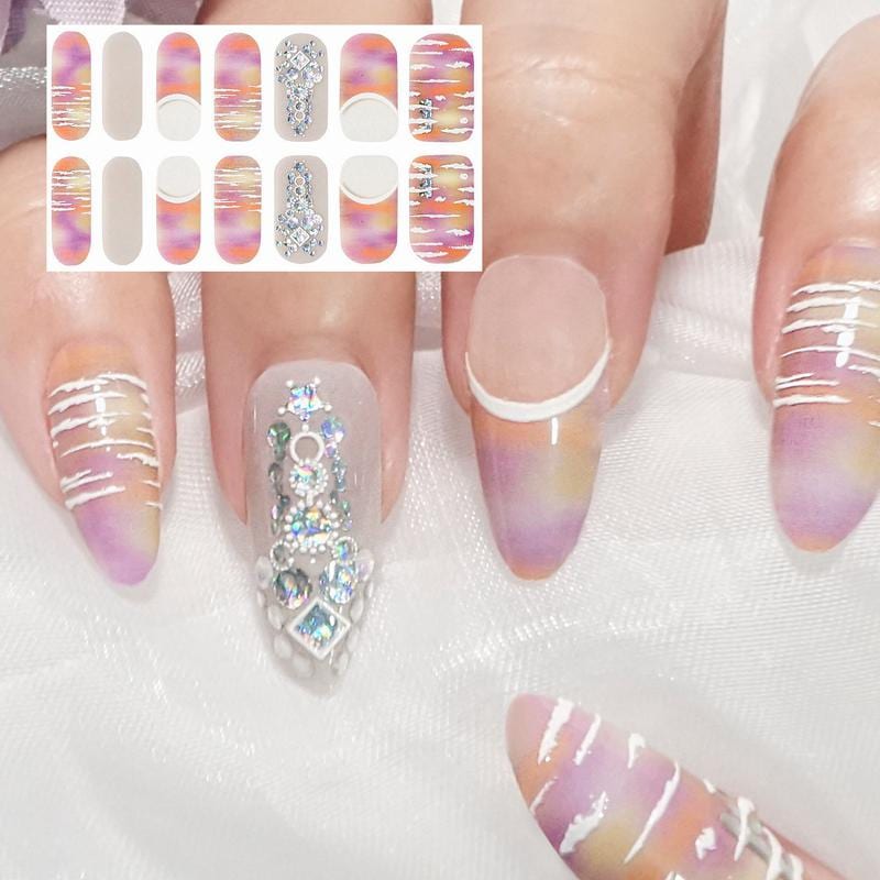 Flower Lace Nail Decals - Etsy
