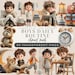 Boys Daily Routine Clipart: 3D Visual Schedule Graphics (digital ...