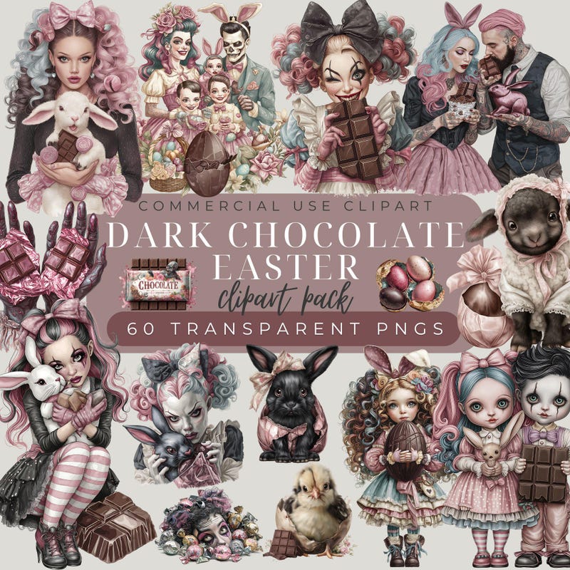 Food Clipart Dark - Etsy