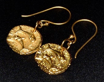 Dolphin Ancient Coin - Etsy