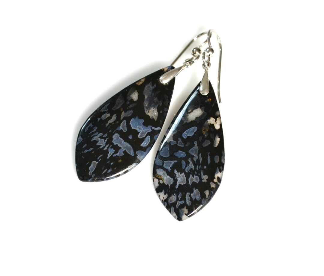 LP 2081 AAA Petrified Black Blue Clear Translucent White - Etsy