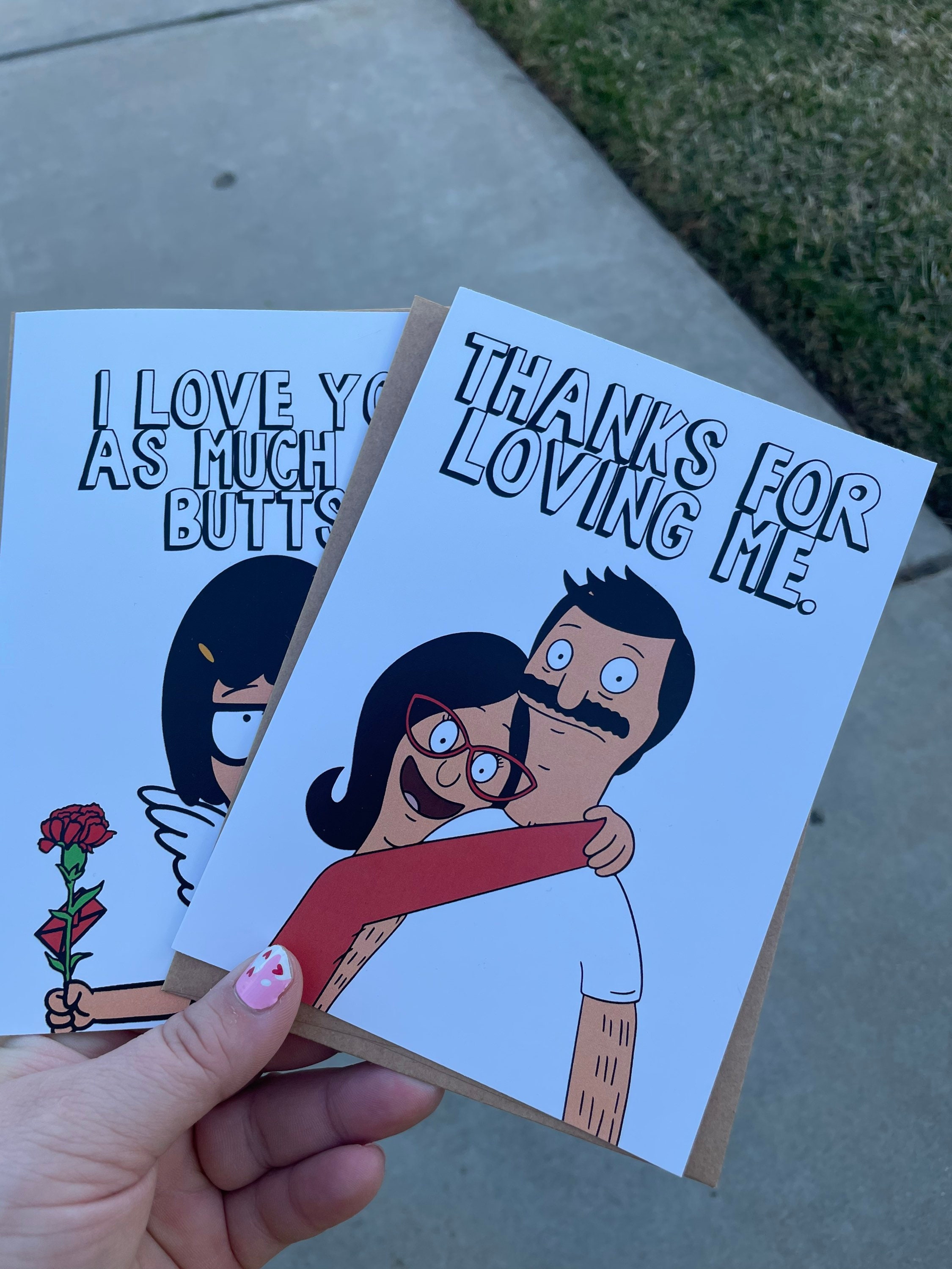 Bob's Burgers Valentine's Day Card - Cute Card for Partner - Bob and ...