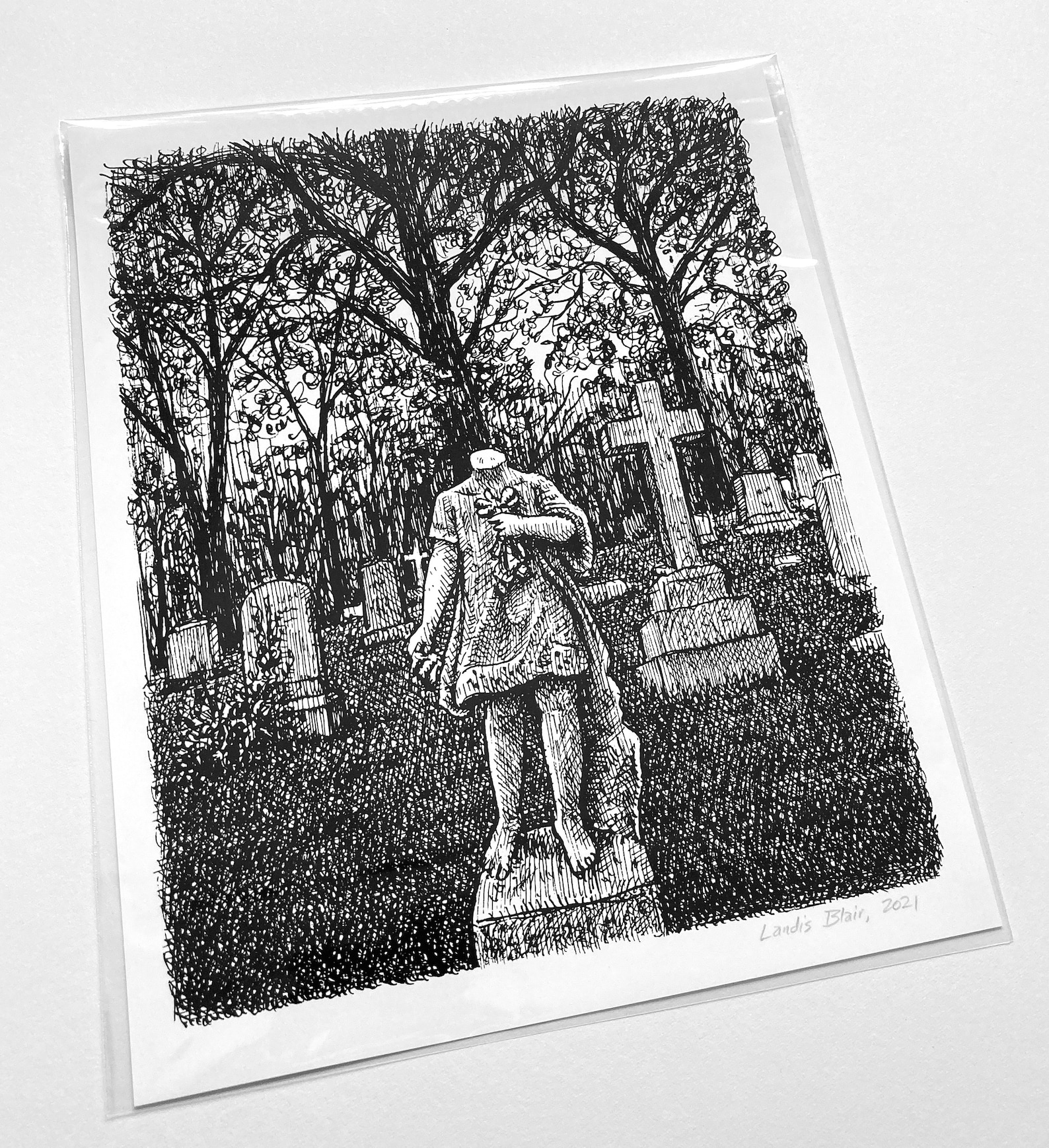 Headless Child Art Print - Etsy