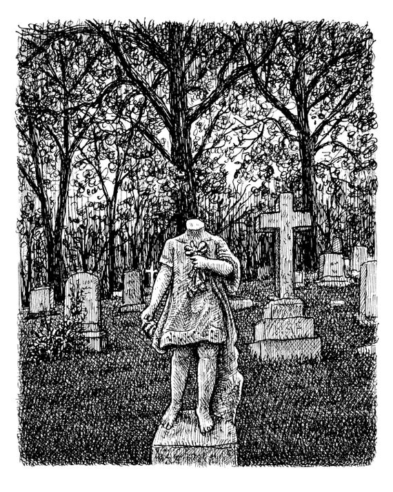 Headless Child Art Print | Etsy