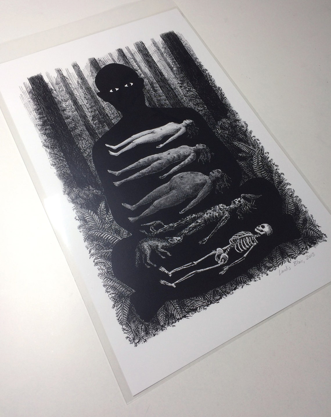 Corpse Decomposition Meditation Art Print - Etsy