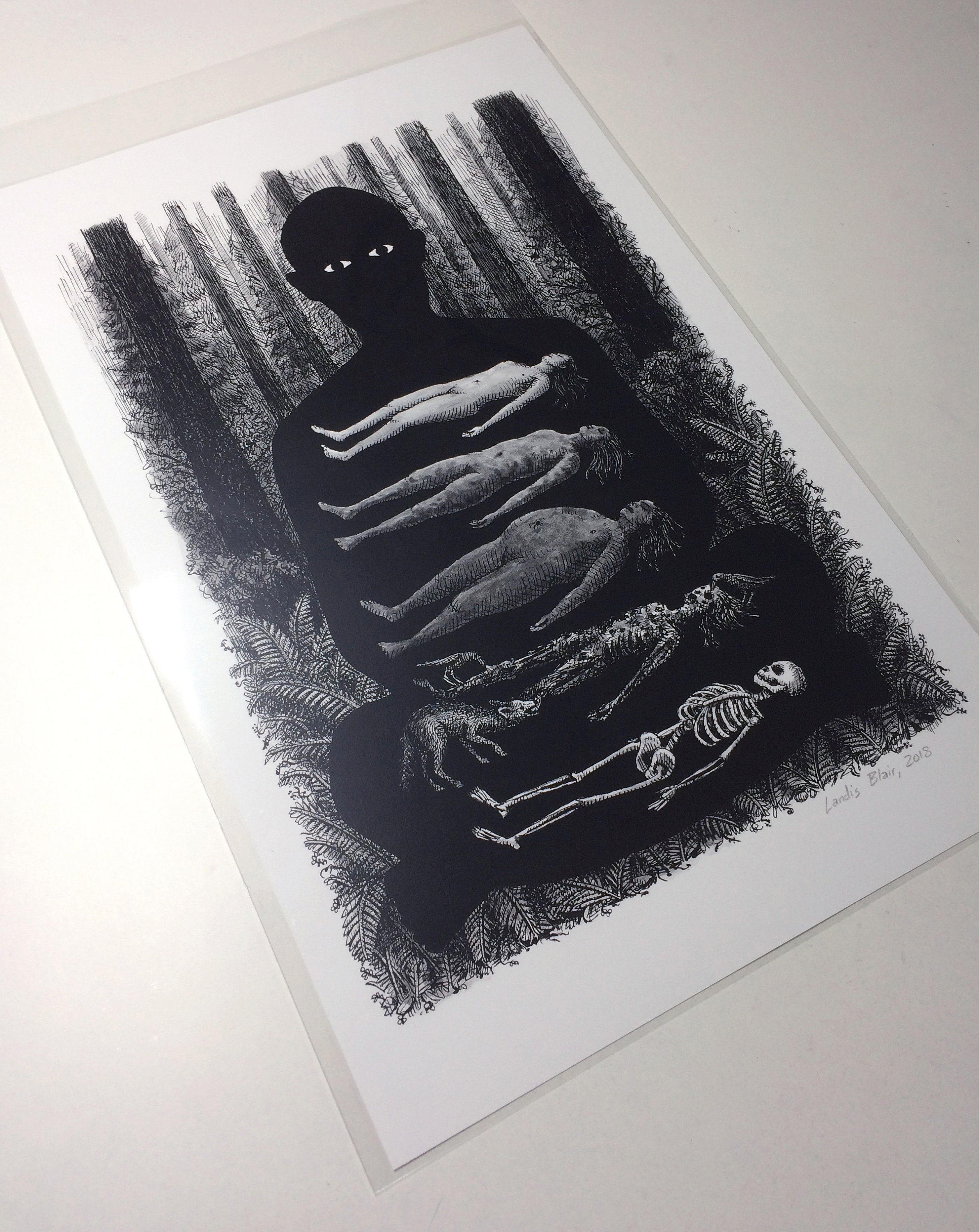 Corpse Decomposition Meditation Art Print - Etsy Canada