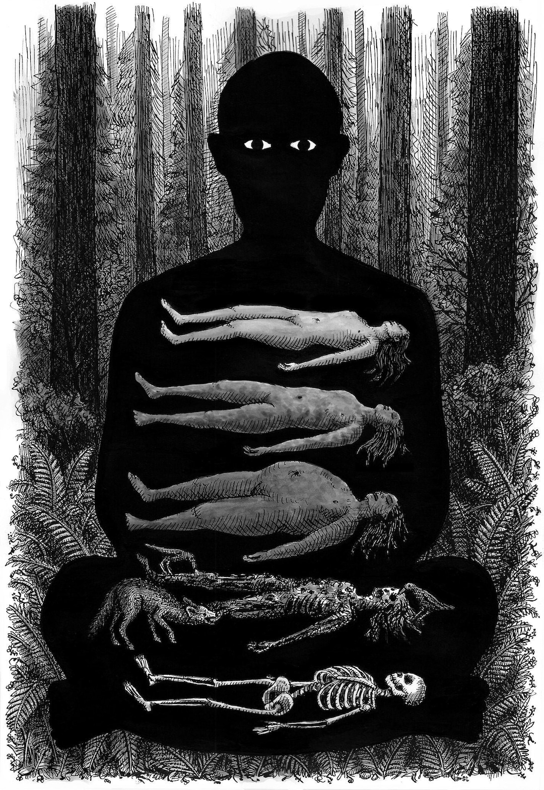 Corpse Decomposition Meditation Art Print - Etsy