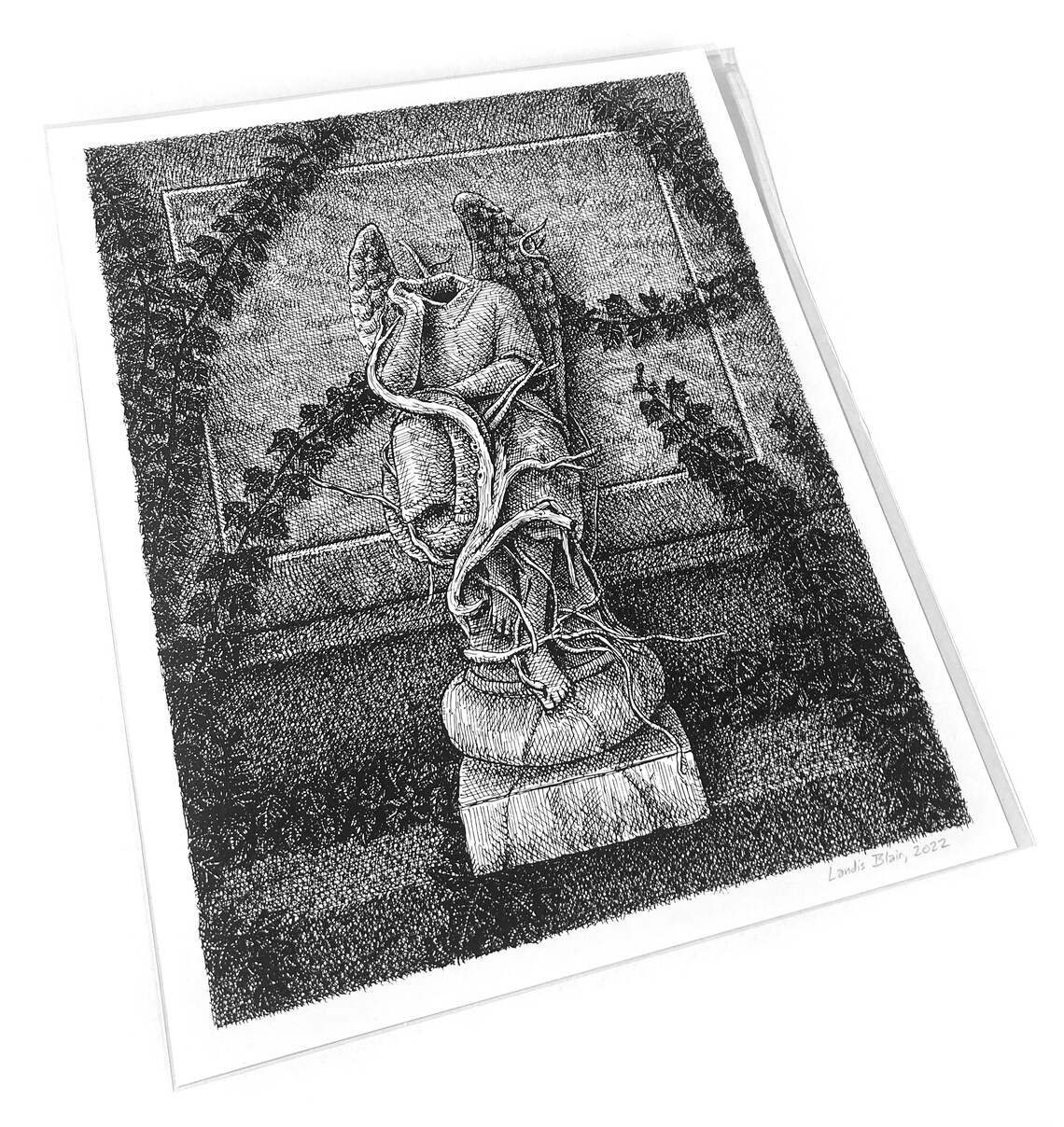 Fallen Angel Art Print - Etsy