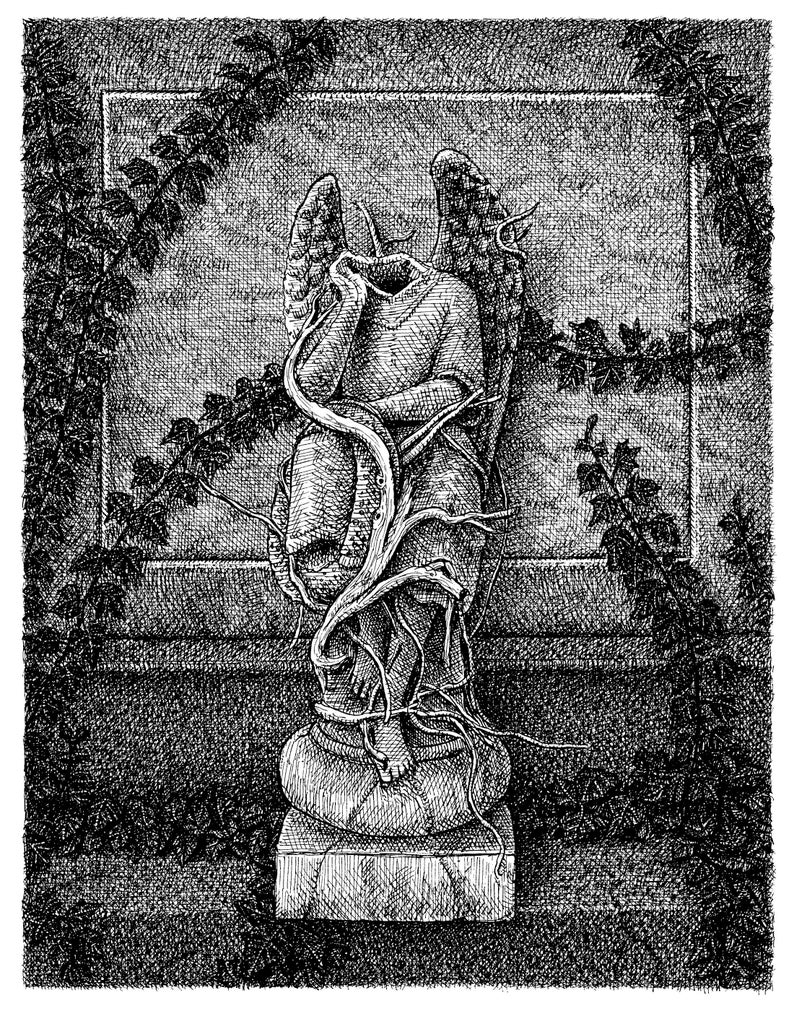 Fallen Angel Art Print - Etsy