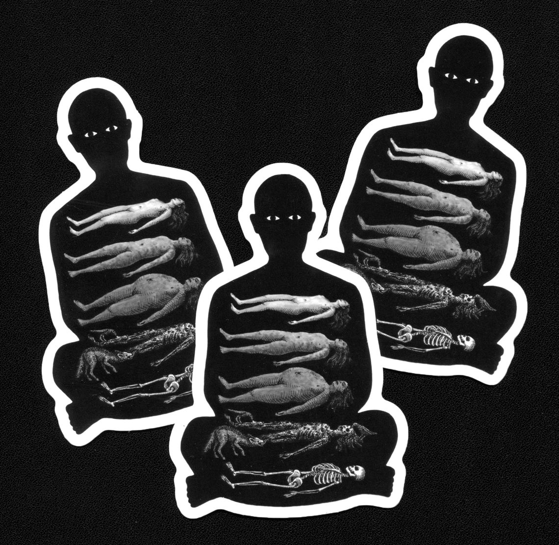 Corpse Decomposition Sticker - Etsy