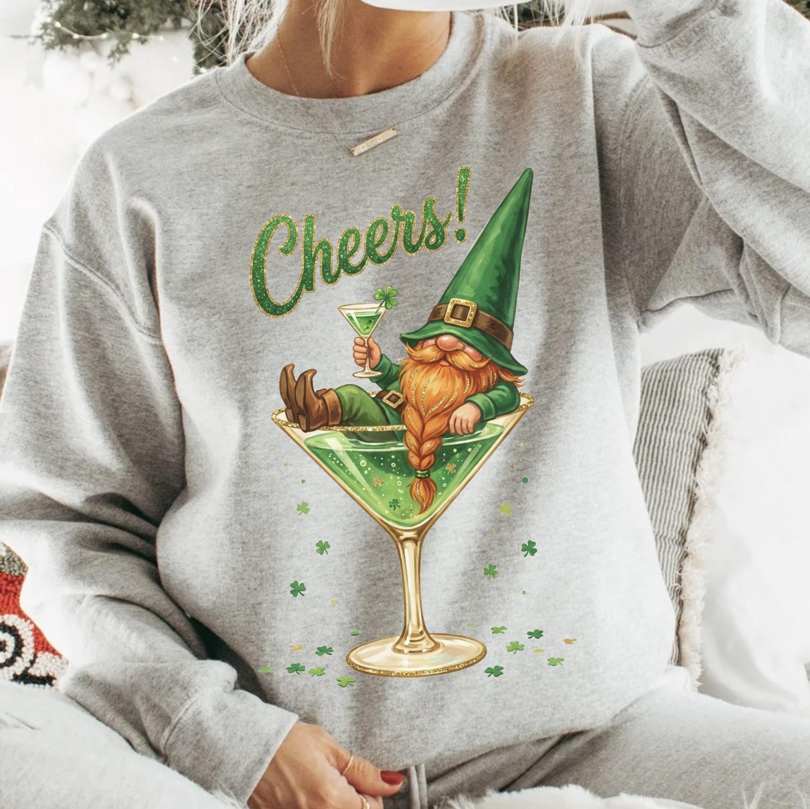 Cheers St Patrick's Irish Gnome PNG, Funny St Patrick's Elf Sublimation ...