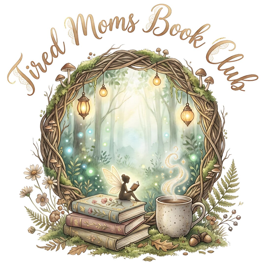 Tired Moms Book Club PNG, Funny Booktok Reader Sublimation Design ...