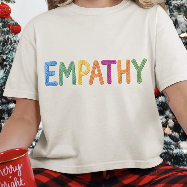 EMPATHY Faux Yarn Crochet Letters PNG, Chunky Yarn Knit Letter ...