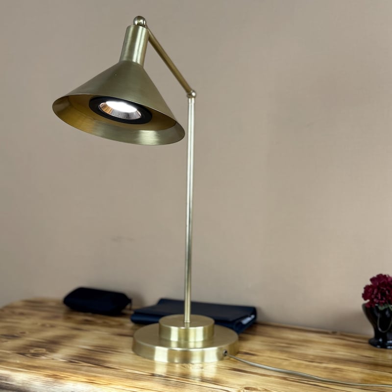 Brass Reading Lamp - Etsy