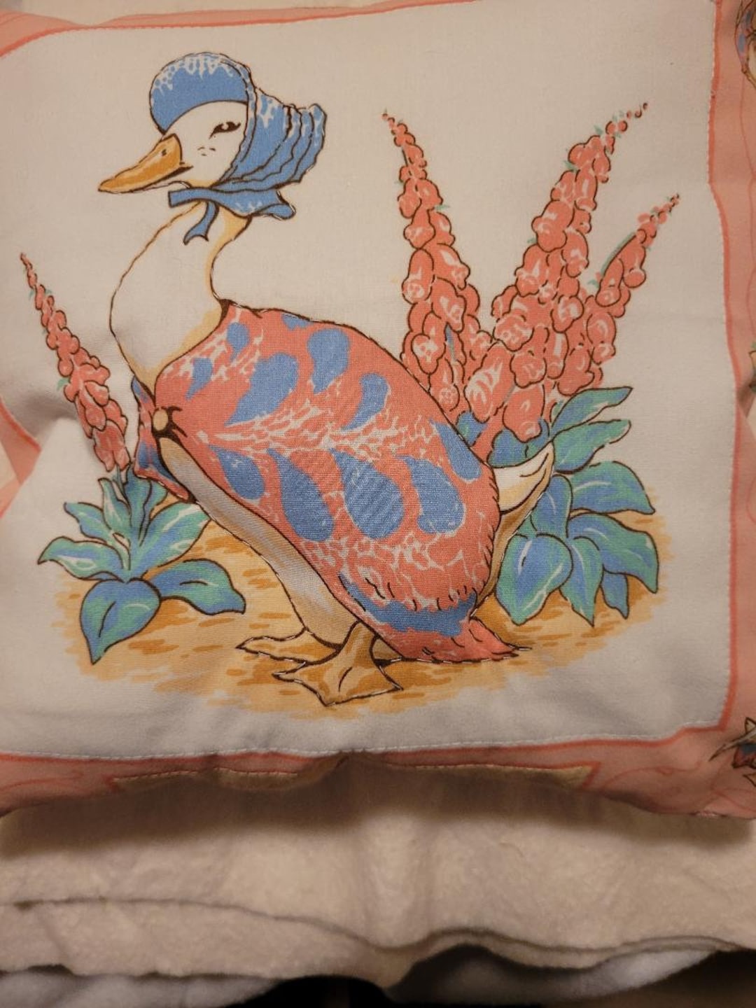 Beatrix Potter Throw Pillow Jemima Puddle-duck - Etsy