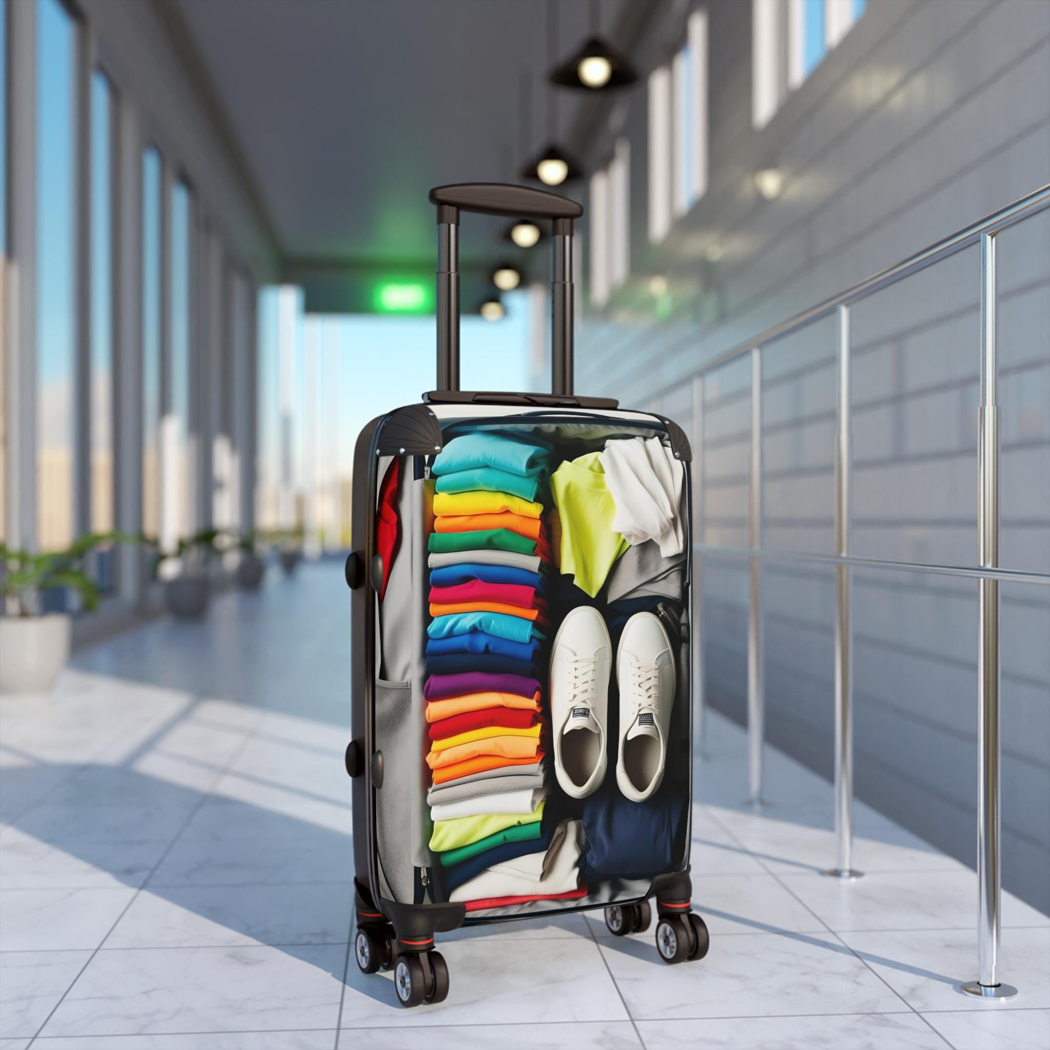 See-through Feeling Design Suitcase Unique Travel Luggage - Etsy