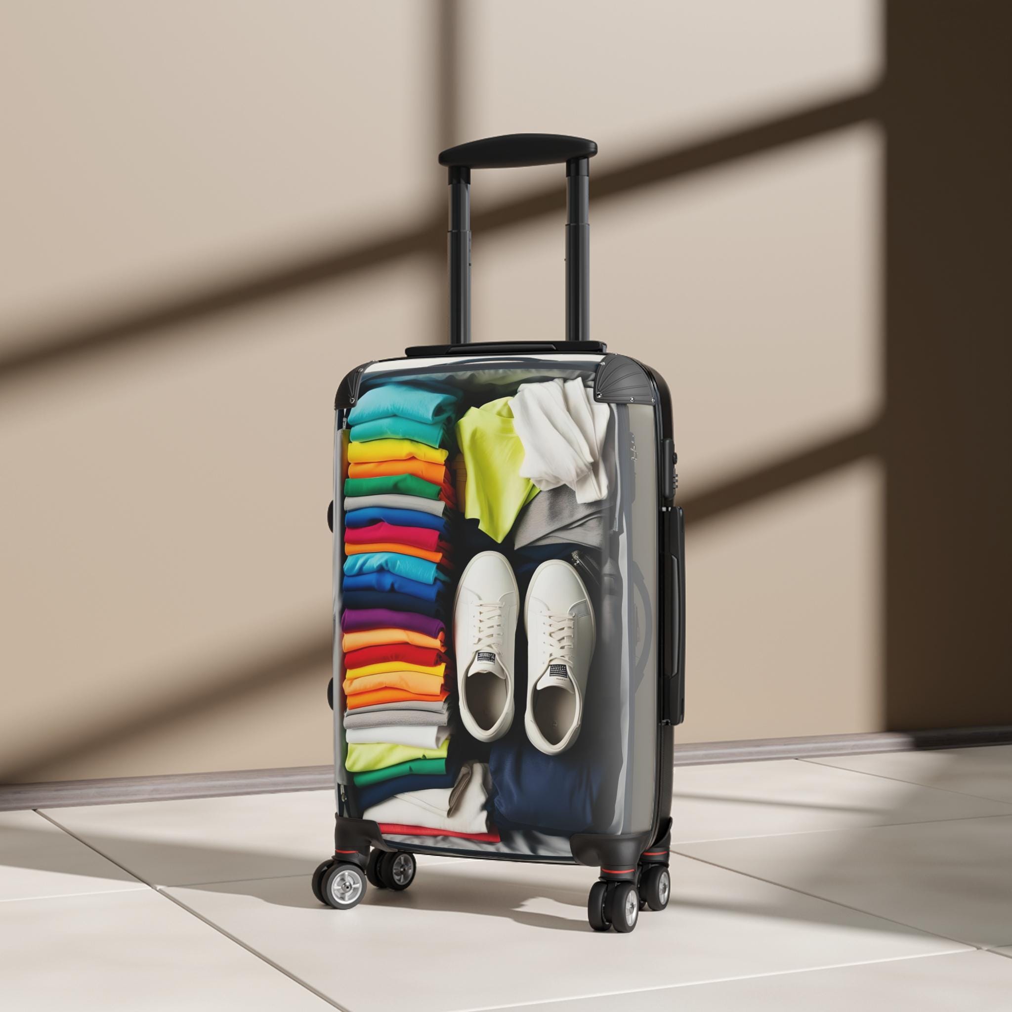 See-through Feeling Design Suitcase Unique Travel Luggage - Etsy