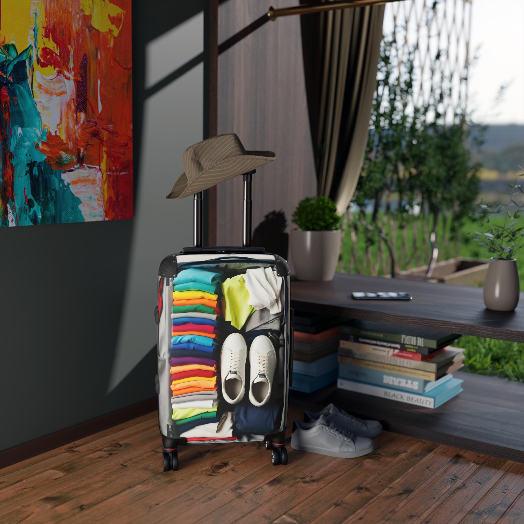 See-through Feeling Design Suitcase Unique Travel Luggage - Etsy