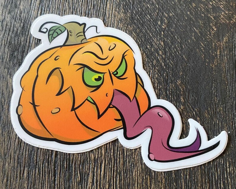 3x3 Premium Matte Vinyl Creepy Jack O' Lantern Sticker - Horror ...