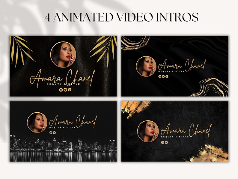 Youtube Branding Kit: Canva Templates for Banners, Thumbnails, Intros ...