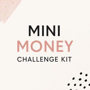 Mini Money Challenge Kit 7 Page Printable Savings Tracker. 100 Dollars ...
