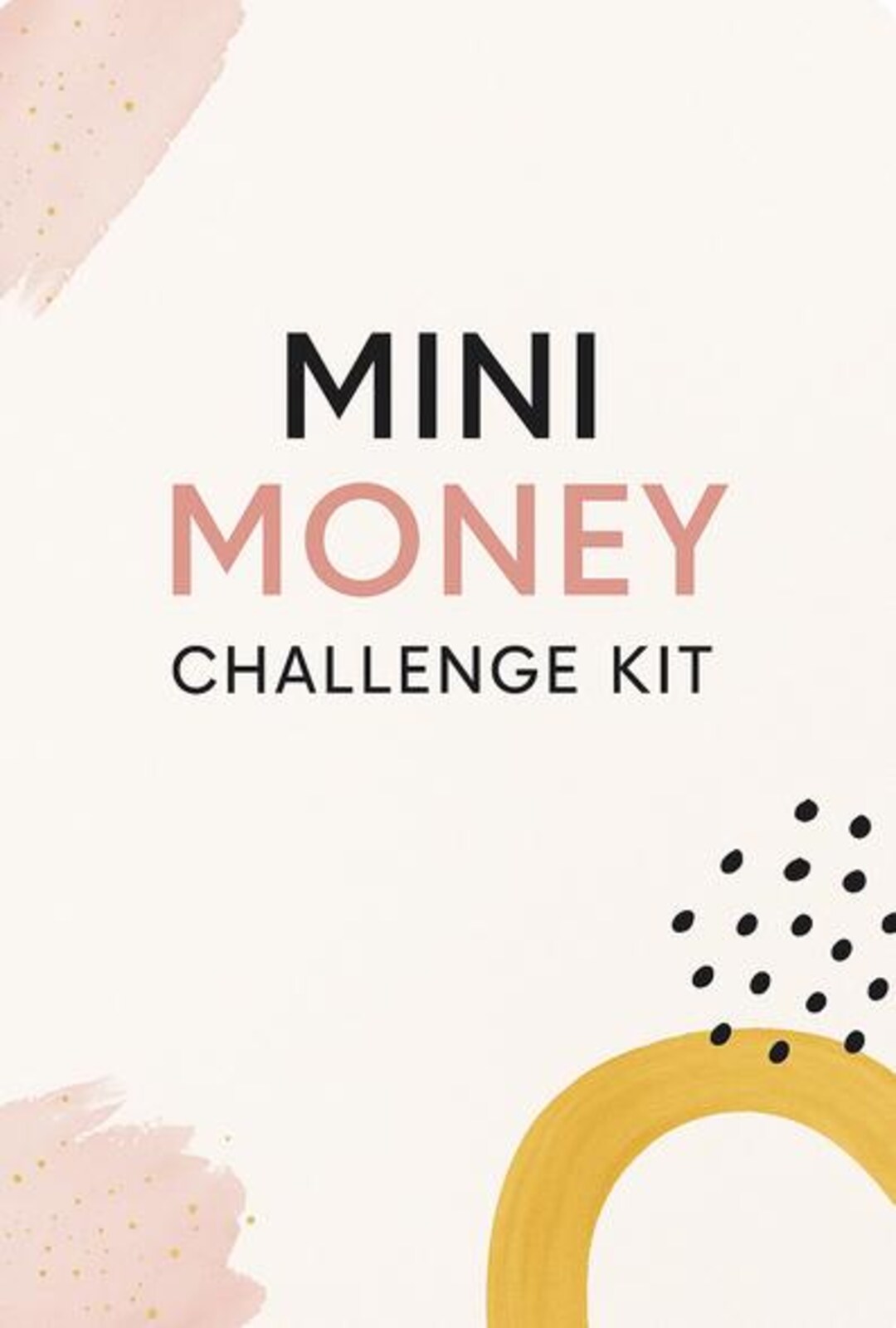 Mini Money Challenge Kit 7 Page Printable Savings Tracker. 100 Dollars ...