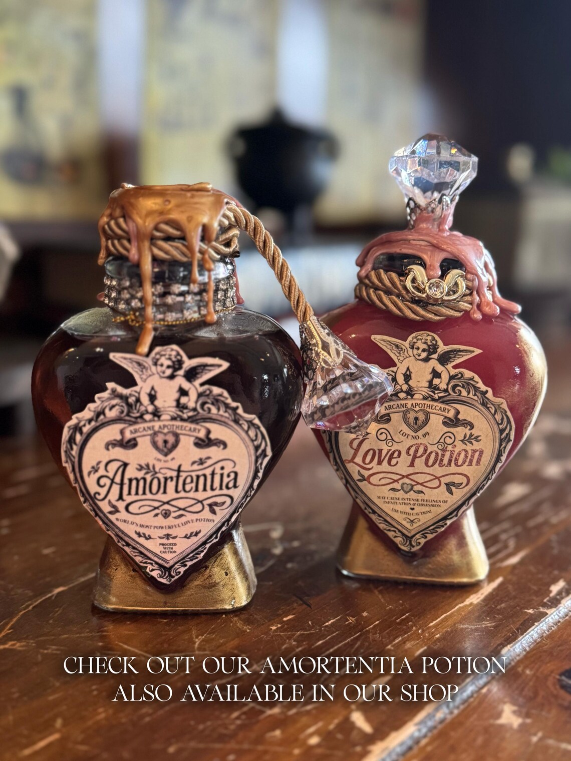 Love Potion | Enchanted Love Elixir | Decorative Potion Bottle | Prop ...