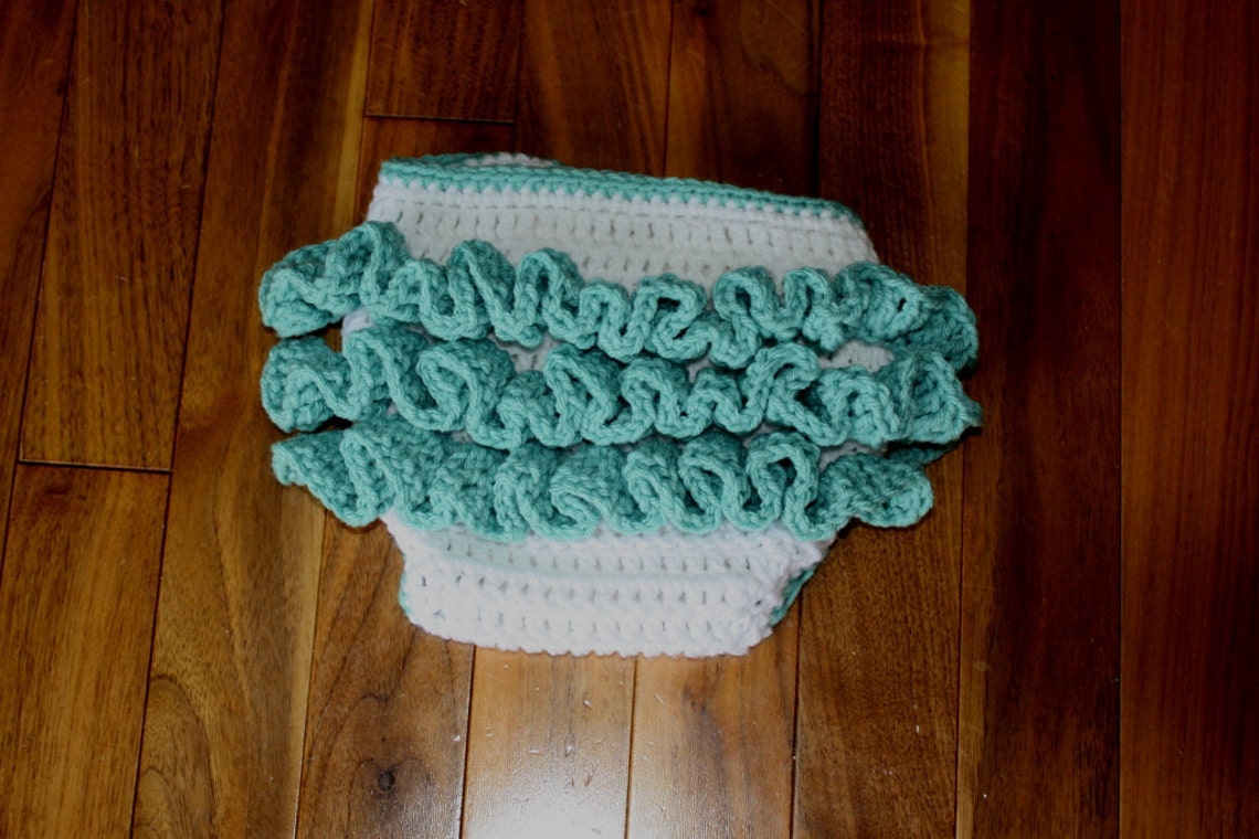 Ruffled Diaper Cover and Headband Pdf PATTERN Newborn to 12 | Etsy