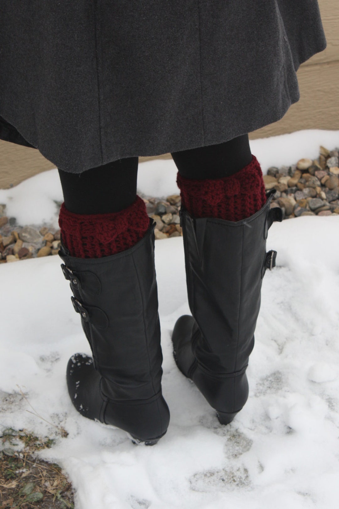 Bow Boot Cuffs Pdf PATTERN (digital Download), Size Small to Large ...