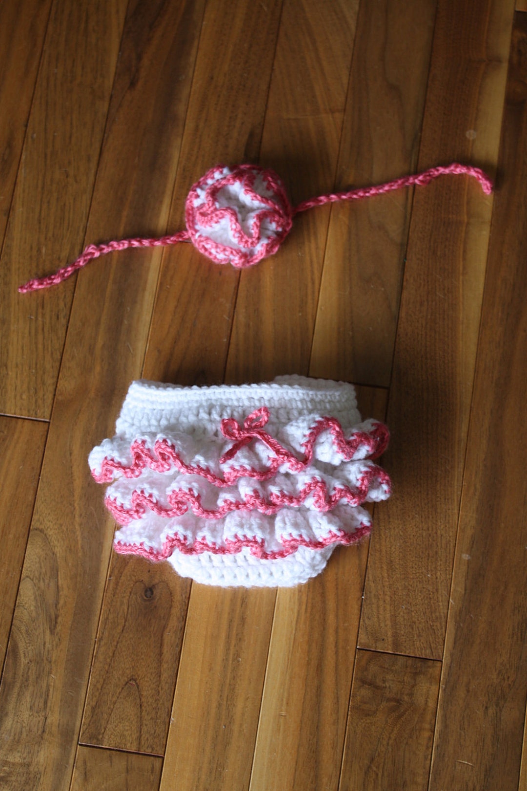 Ruffled Diaper Cover and Headband Pdf PATTERN, Newborn to 12 Months ...