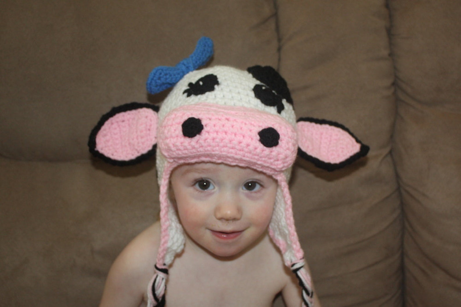 Cow/bull Hat Pdf PATTERN Size Newborn to Adult Farm Animal - Etsy
