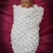 Lacy Cuddle Cocoon Pdf PATTERN (digital Download), Crochet, Bunting ...