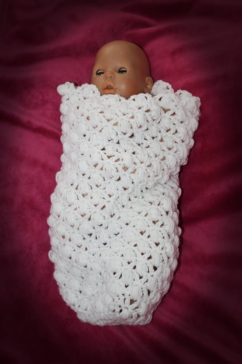 Lacy Cuddle Cocoon Pdf PATTERN (digital Download), Crochet, Bunting ...