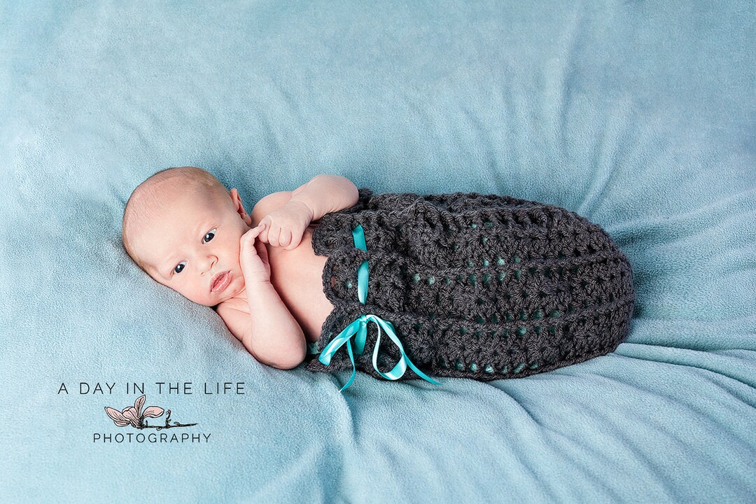 Baby Shells Cuddle Cocoon Pdf PATTERN, Newborn Size, Bunting/cuddle Sac ...