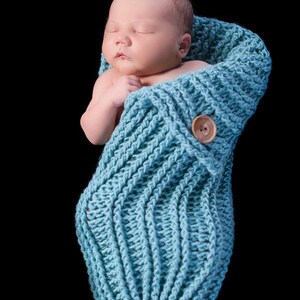 Button Cuddle Cocoon Pdf PATTERN, Newborn Size, Photo Prop to Crochet ...