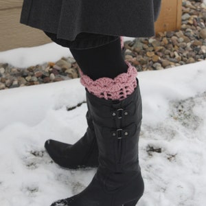 Lacy Boot Cuffs With Shell Edge Pdf PATTERN (digital Download), Crochet ...