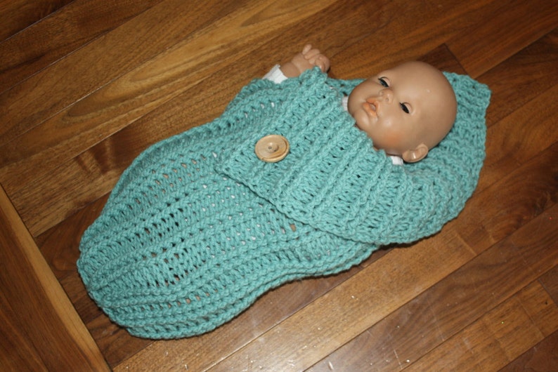 Button Cuddle Cocoon Pdf PATTERN Newborn Size Photo Prop to - Etsy